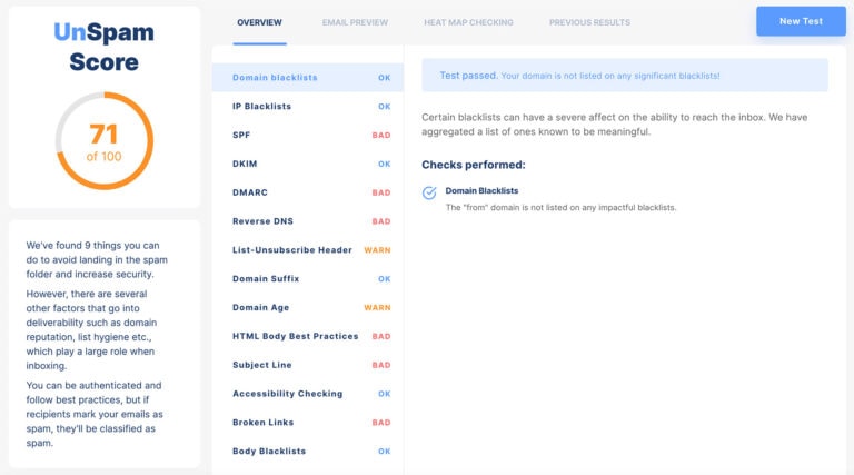 Verify Email Newsletters for Spam and Test Deliverability