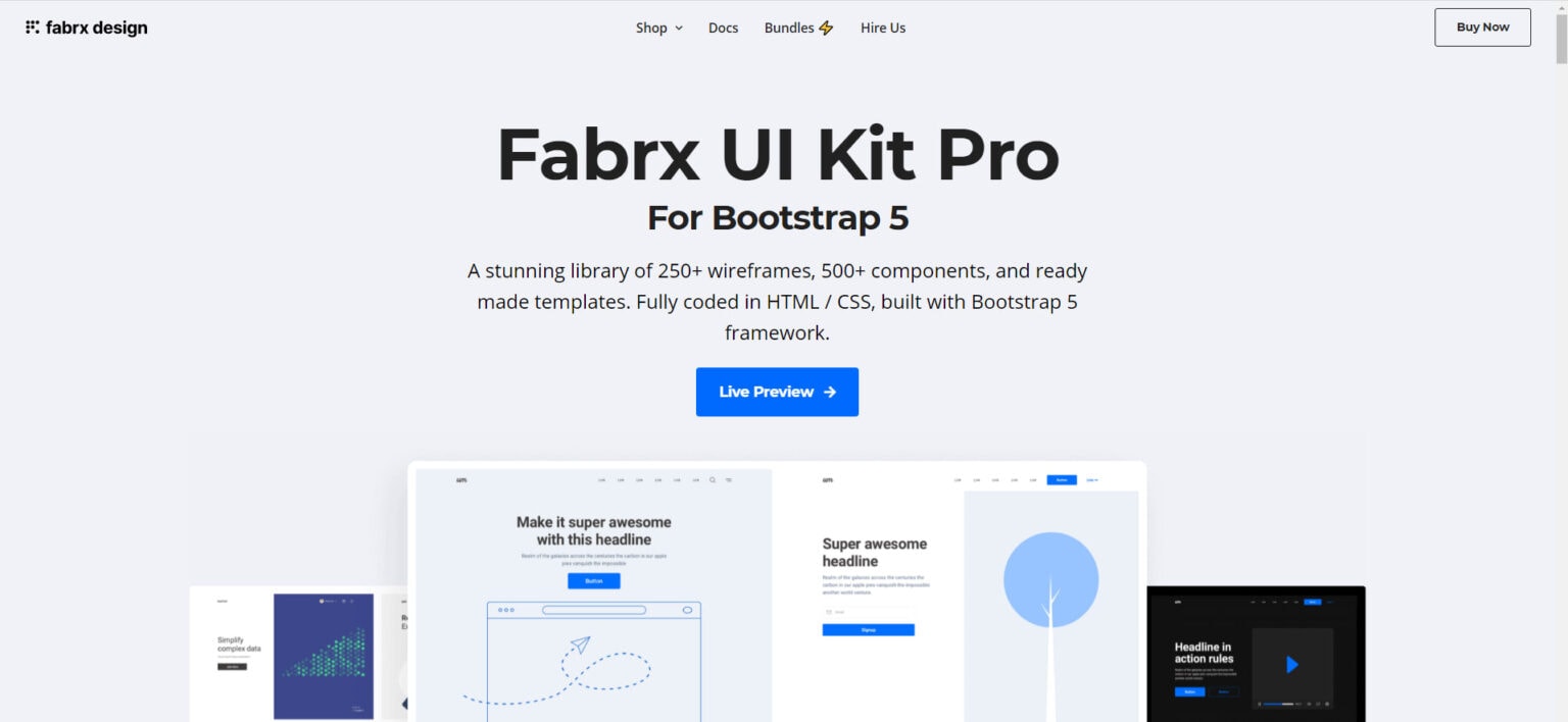 Speeding Up Development Process with Bootstrap 5