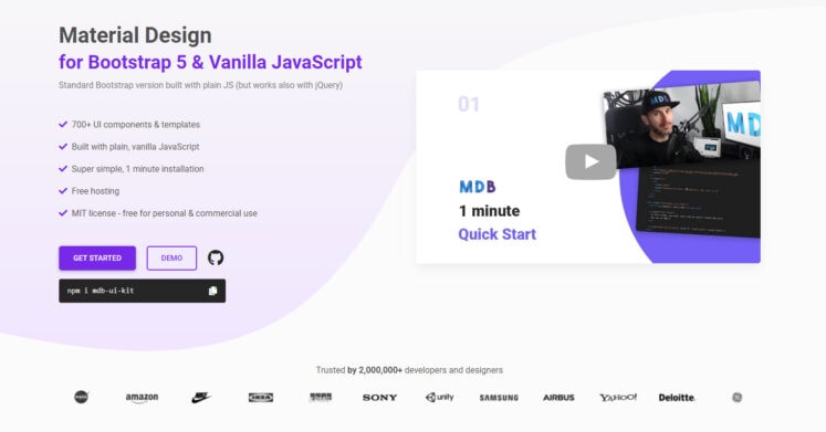 Speeding Up Development Process with Bootstrap 5 - Designmodo