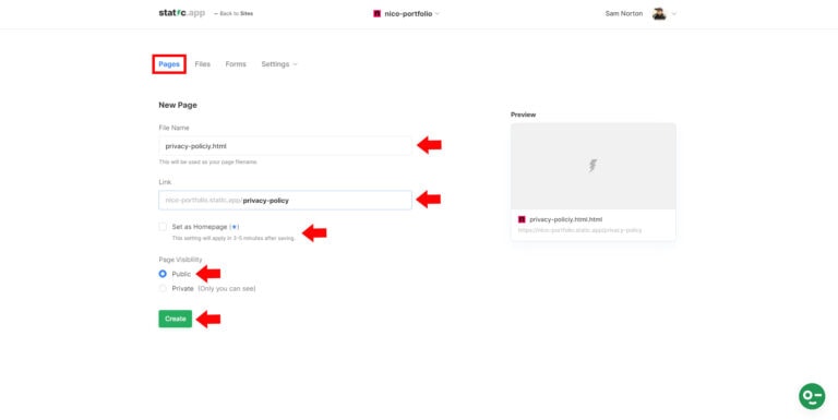 How to Quickly Deploy a Static Website Online with Static.app