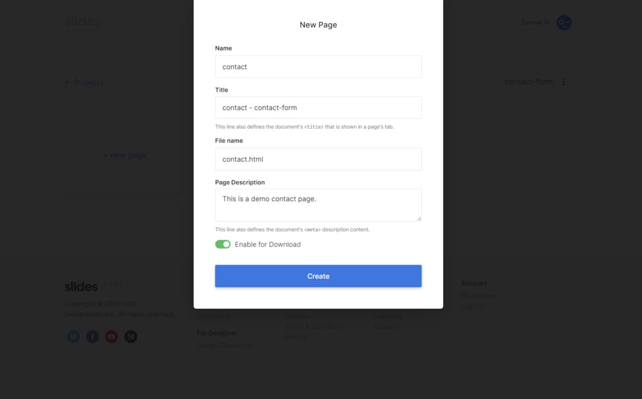 How To Create Forms Using Slides And Collect Data On Staticapp