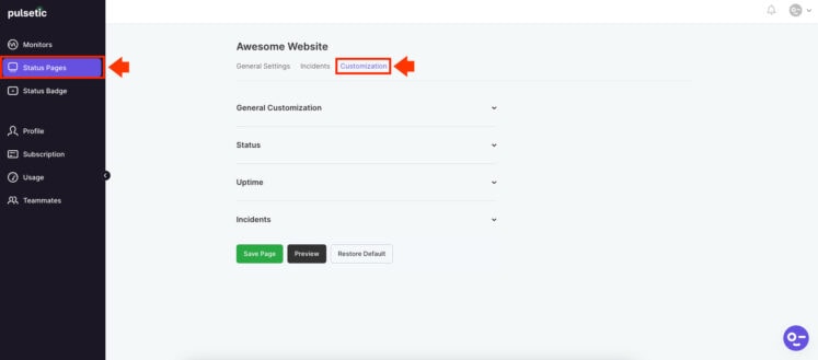 How to Build Public & Private Status Pages for Websites