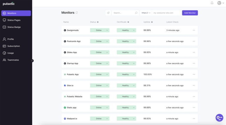 How to Build Public & Private Status Pages for Websites