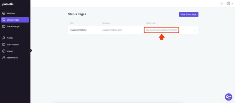 How to Build Public & Private Status Pages for Websites