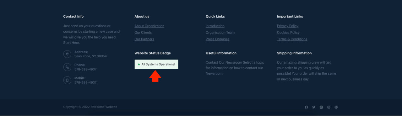 How to Create an Uptime Status Badge and Insert It into Your Website