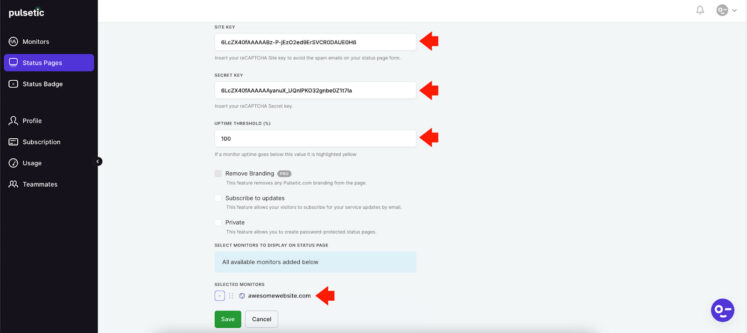 Pulsetic Review - Free Website Uptime Monitoring & Status Pages
