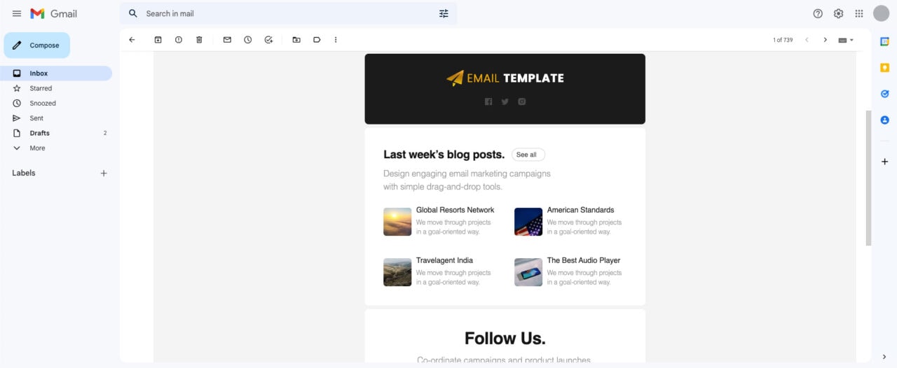 How to Embed a Custom HTML Email in Gmail