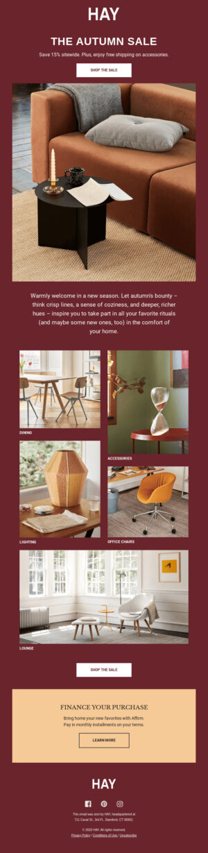 Fall Email Newsletter Ideas and Examples for 2025