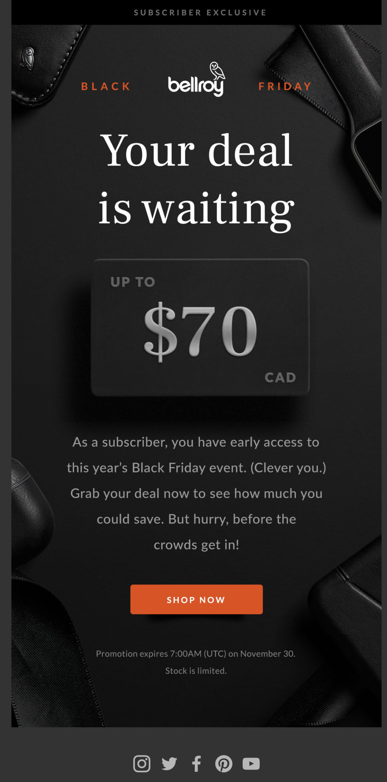 17 Black Friday Email Newsletter Ideas & Real-Life Examples