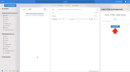 How to Embed a Custom HTML Email in Outlook
