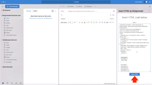 How to Embed a Custom HTML Email in Outlook