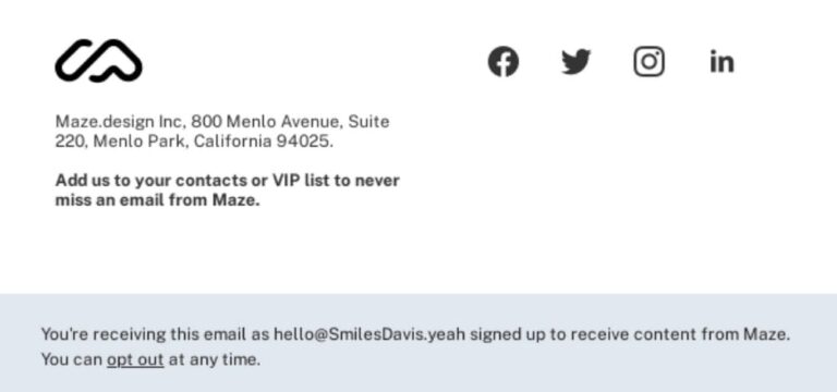 What is an Email Footer? The Ultimate Guide with Examples