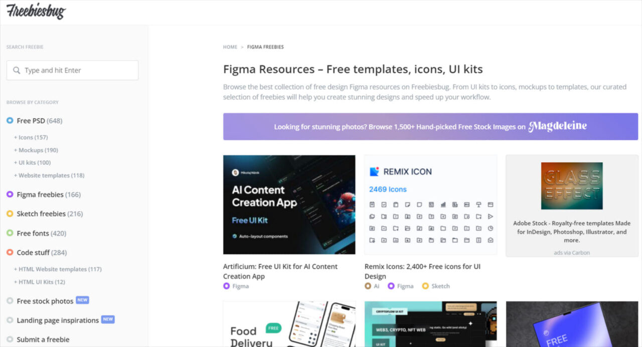 The Guide to Figma Resources: Free Website Templates, Plugins, and UI ...