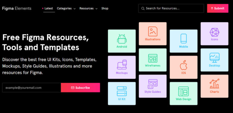 Figma Resources: Free Website Templates, Plugins & UI Elements
