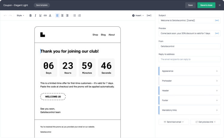 Getsitecontrol Evolves into Email Marketing Software