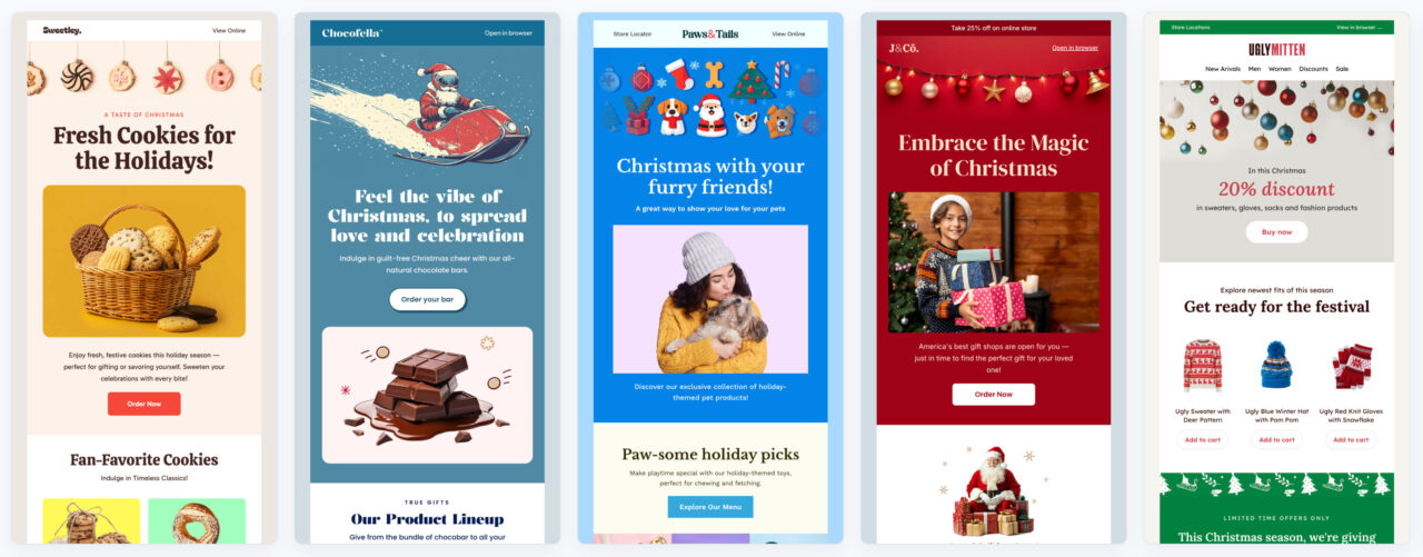 20+ Christmas Newsletter Examples and High-Converting Ideas