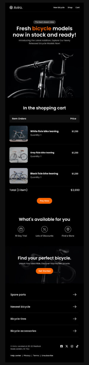Free Automotive HTML Email Templates - Designmodo