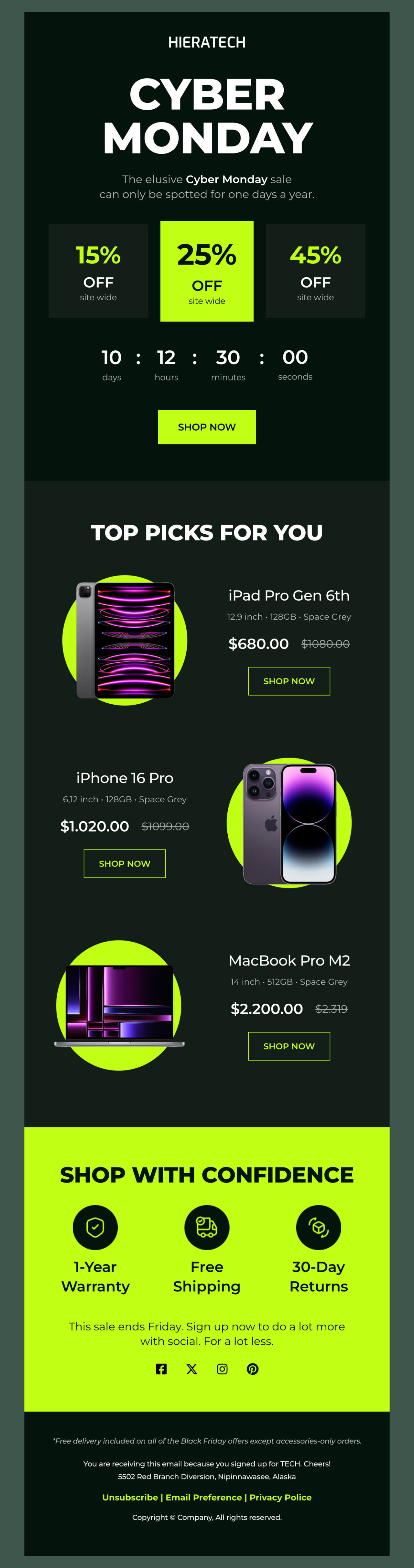 Free HTML Email Templates for Brevo - Designmodo