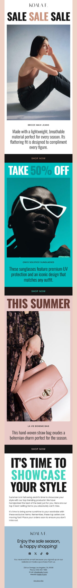 Free Summer Email Templates - Designmodo