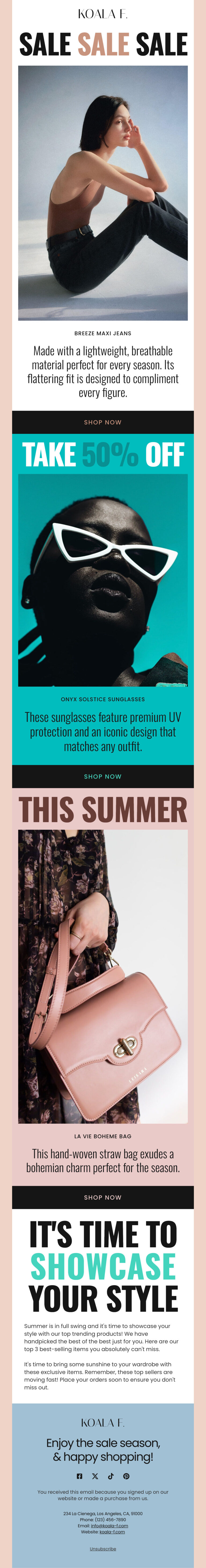 Free Summer Email Templates - Designmodo