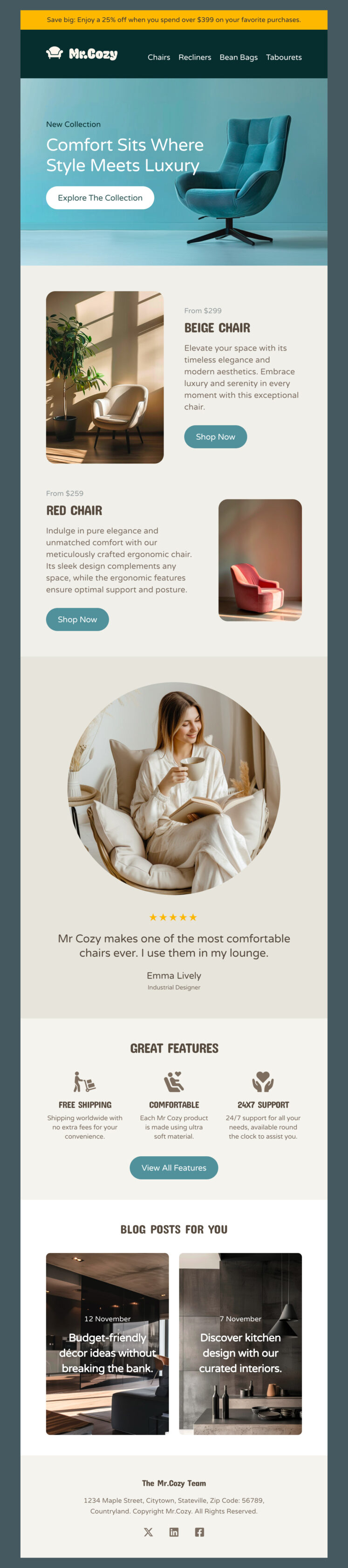 Free Email Newsletter Templates - Designmodo