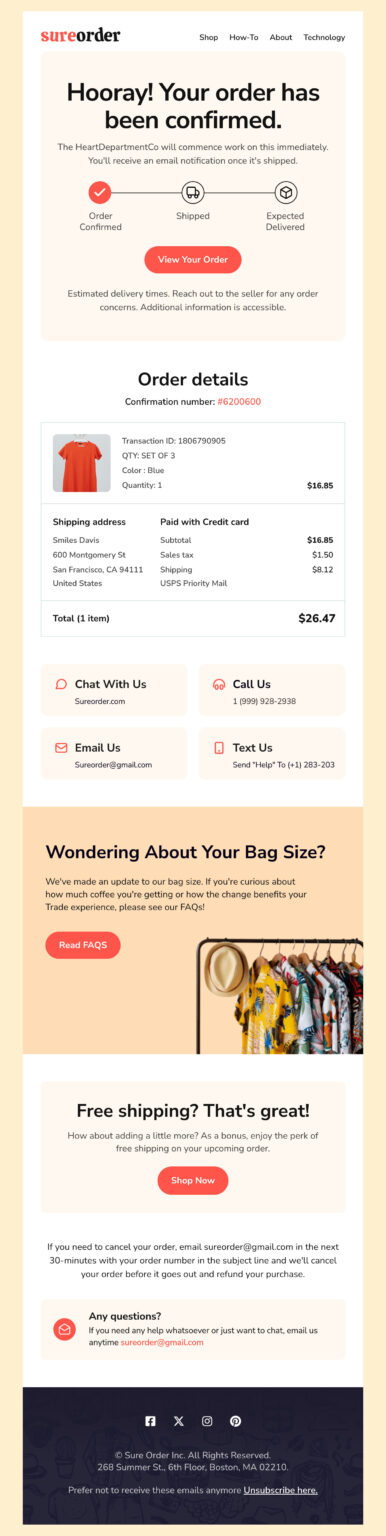 Free HTML Email Templates for Alerts & Notifications - Designmodo