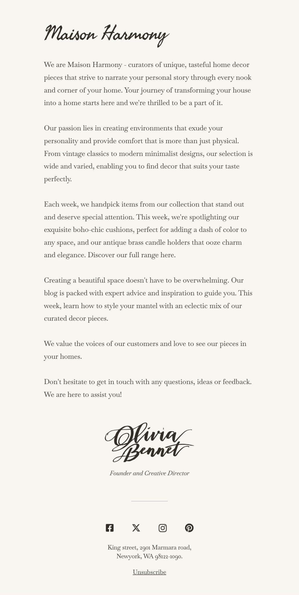 Free Welcome HTML Email Templates - Designmodo