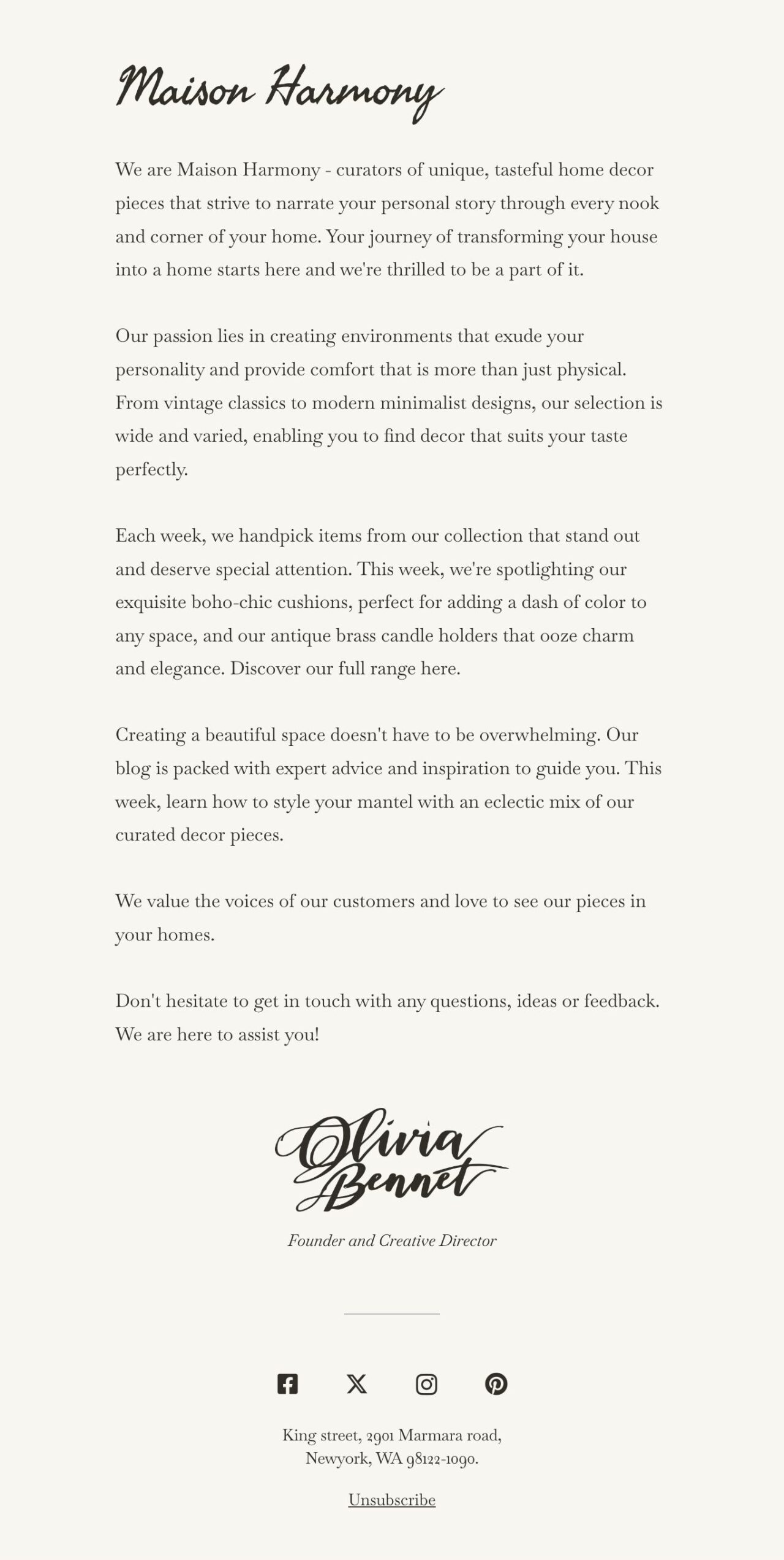 Free Welcome HTML Email Templates - Designmodo