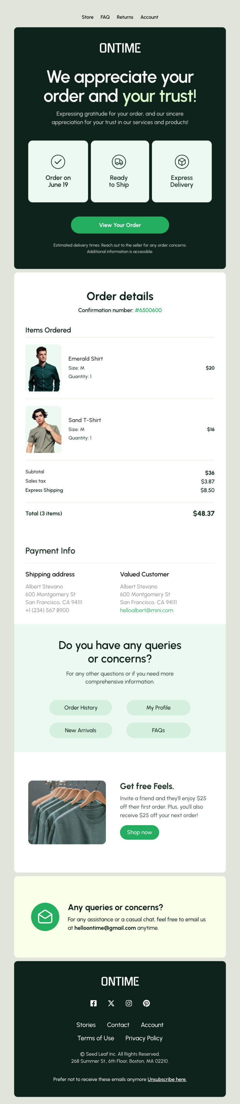 Free HTML Email Templates - Designmodo