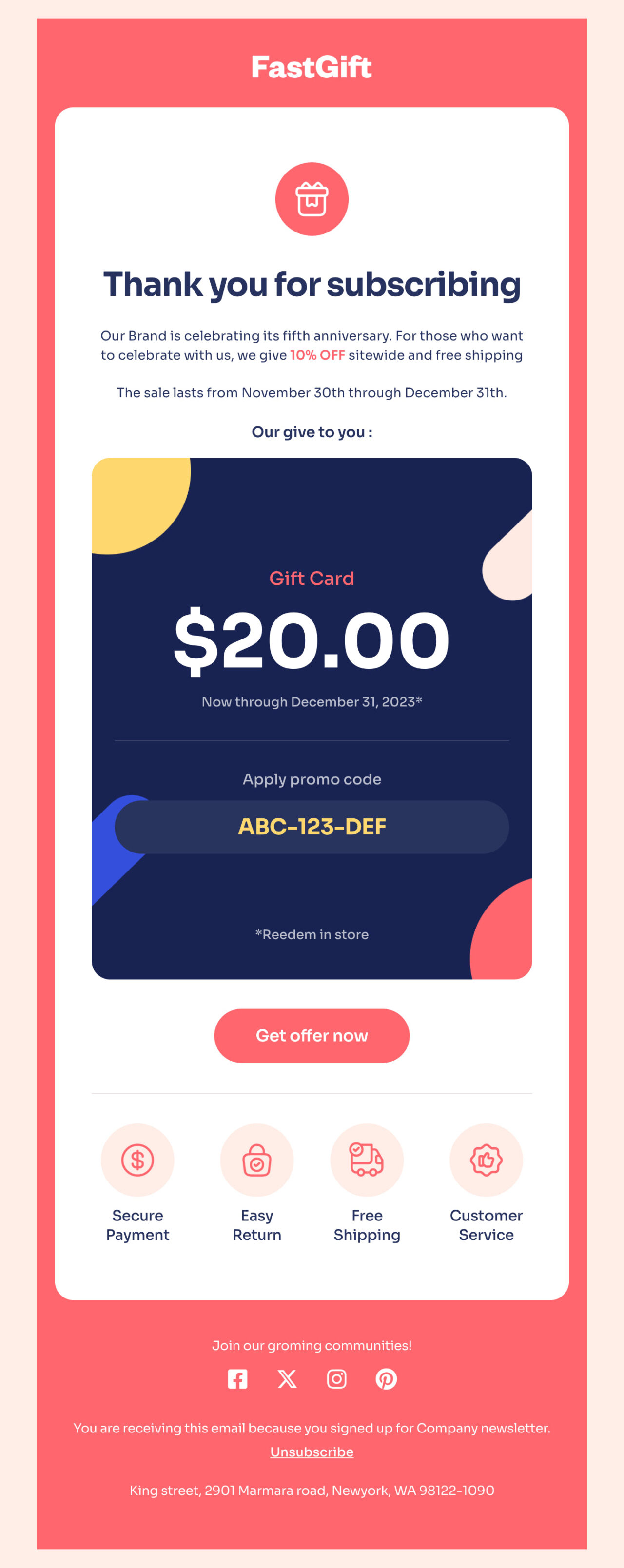 Free HTML Email Templates - Designmodo