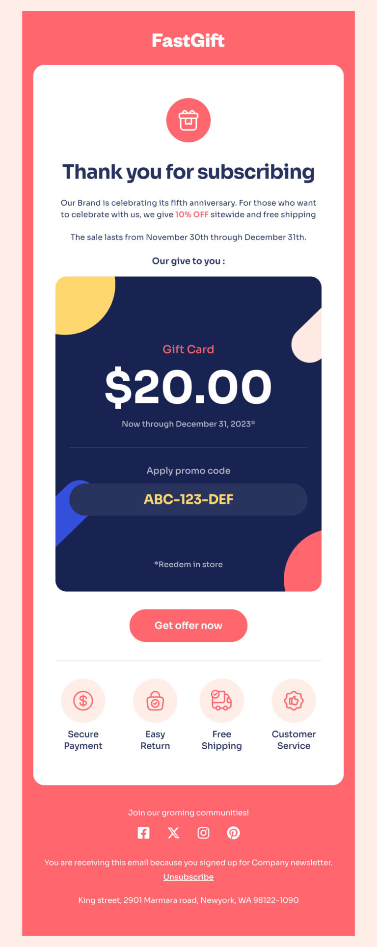 Free HTML Email Templates - Designmodo