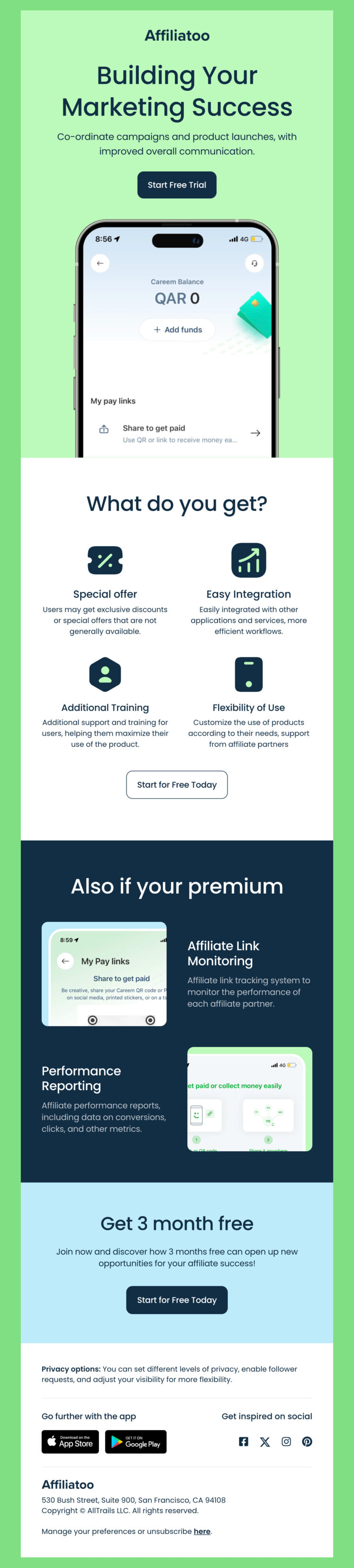 Free Apps HTML Email Templates - Designmodo