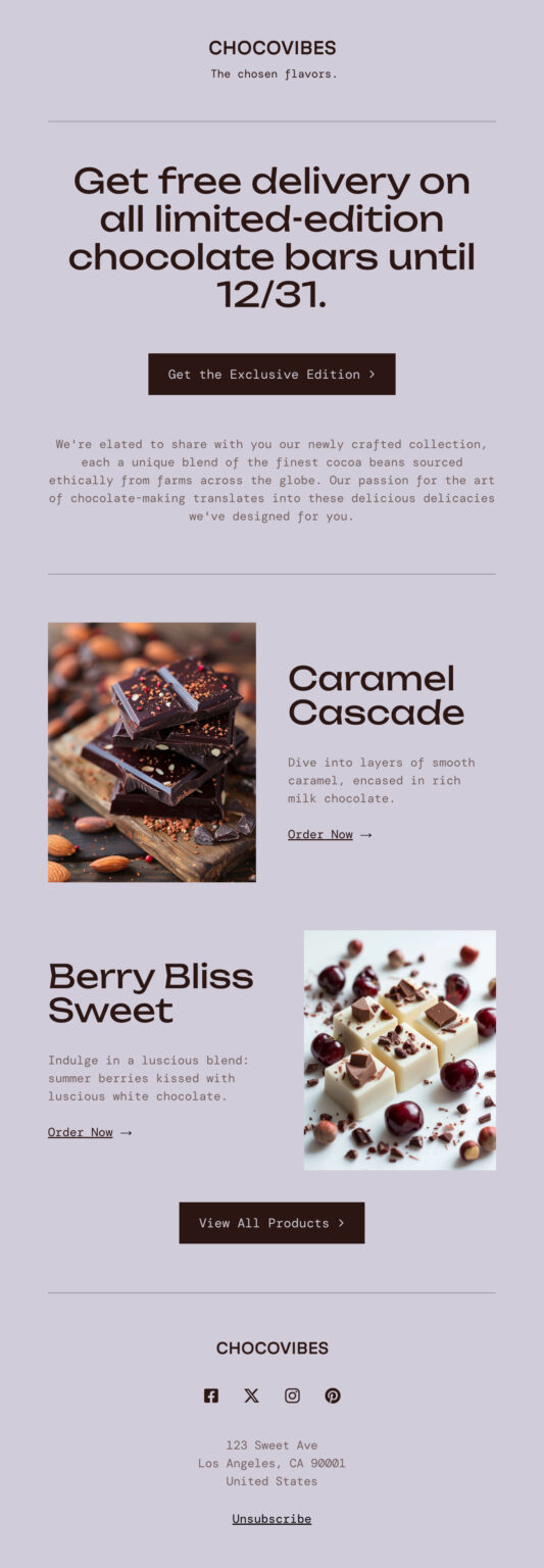 Free Welcome HTML Email Templates - Designmodo