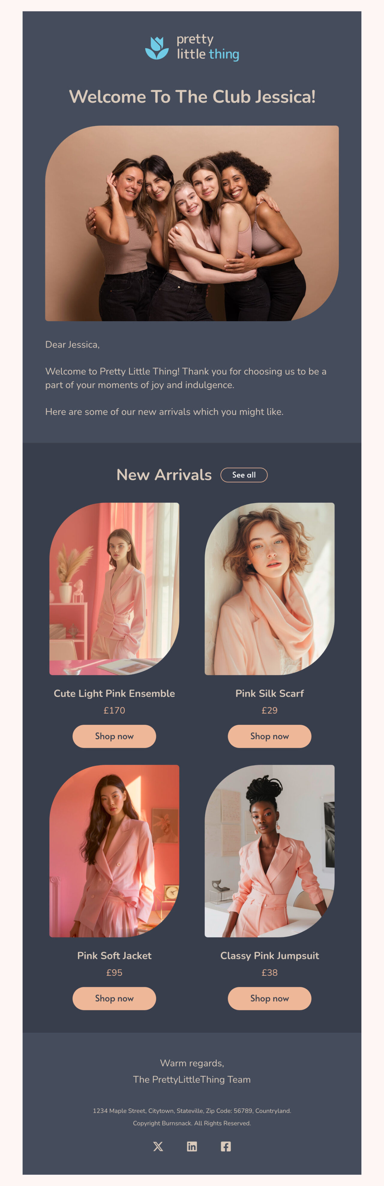 Free Welcome HTML Email Templates - Designmodo
