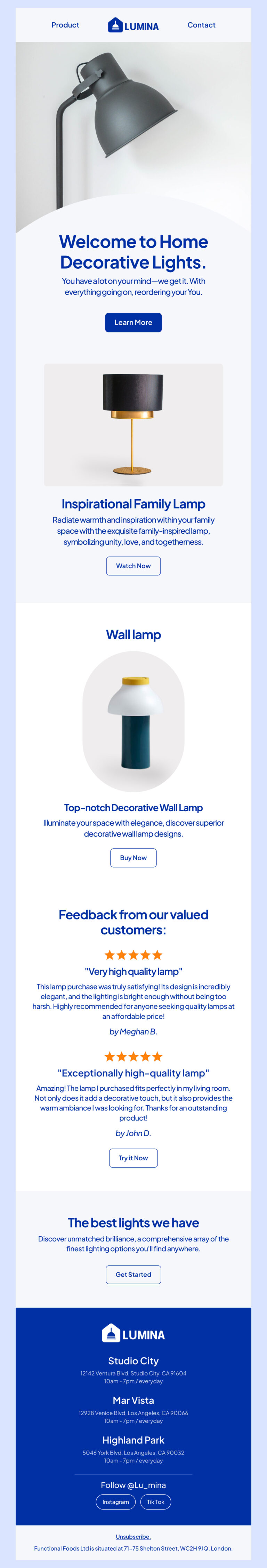 Free HTML Email Templates - Designmodo