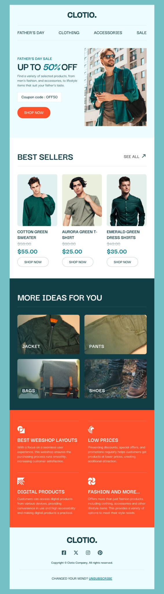 Free HTML Email Templates by Designmodo