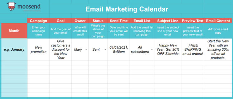 Email Marketing Calendar: Examples & Best Practices for 2026