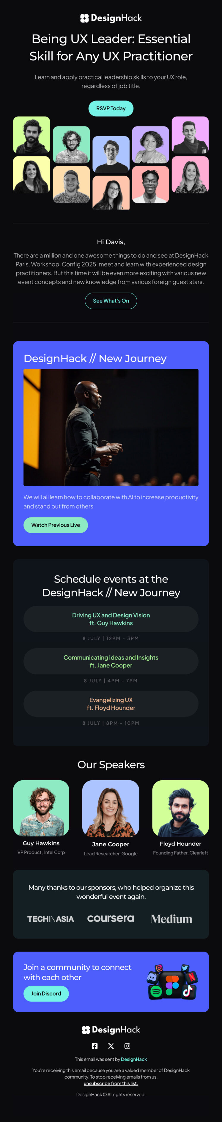 Free HTML Email Templates by Designmodo