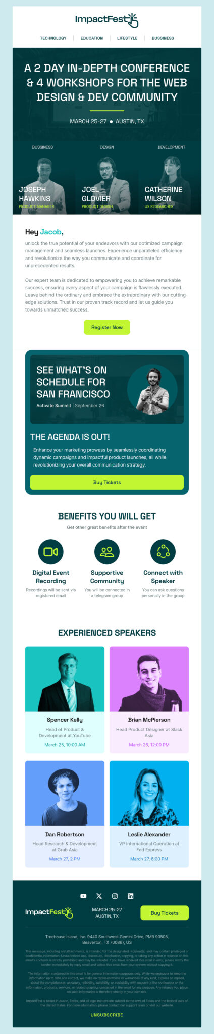 Free HTML Email Templates by Designmodo