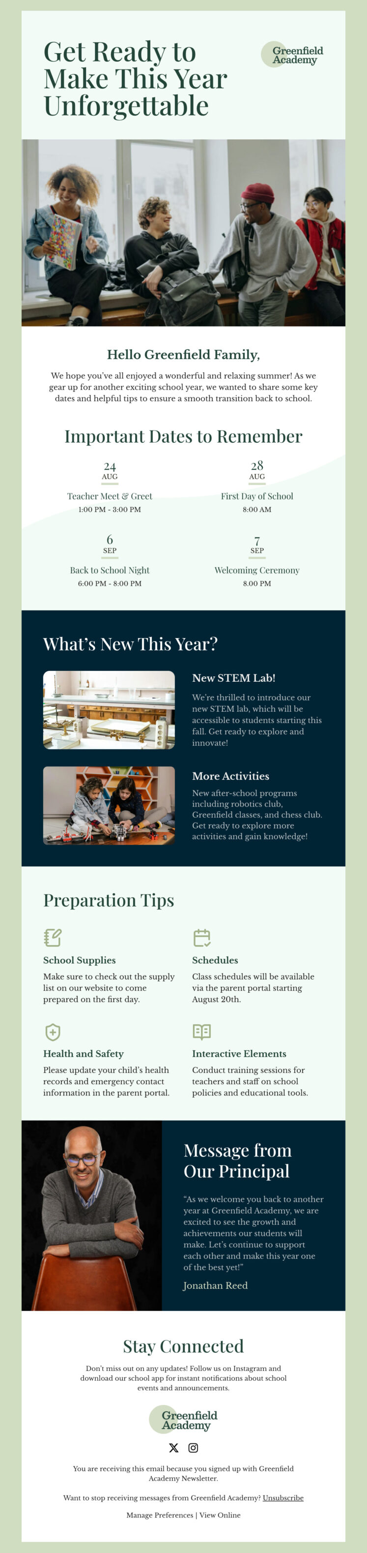 Back to School Email Newsletter Ideas and Examples for 2025
