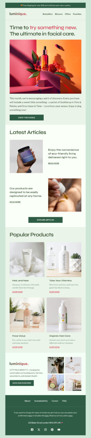 Free Health & Wellness HTML Email Templates - Designmodo