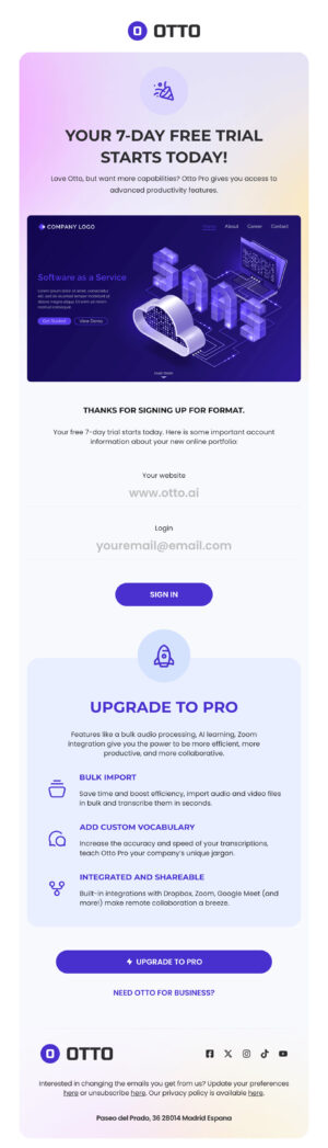 Free HTML Email Templates by Designmodo