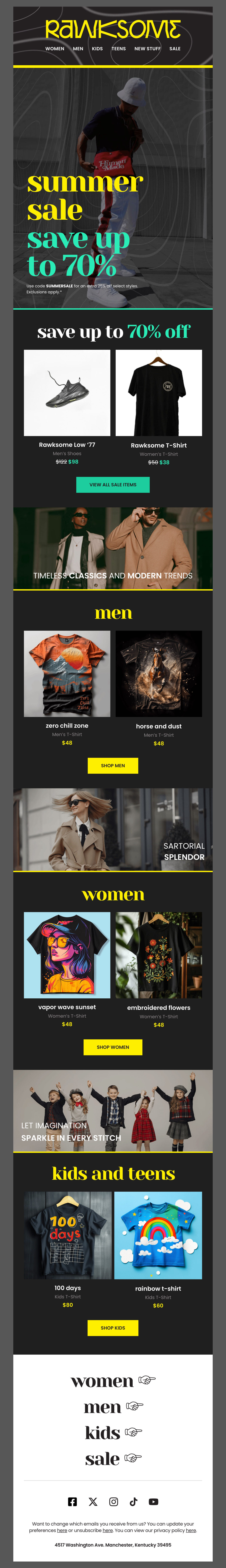 Free Summer Email Templates - Designmodo