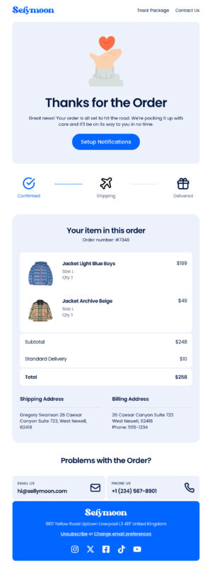 Free HTML Email Templates for Alerts & Notifications - Designmodo