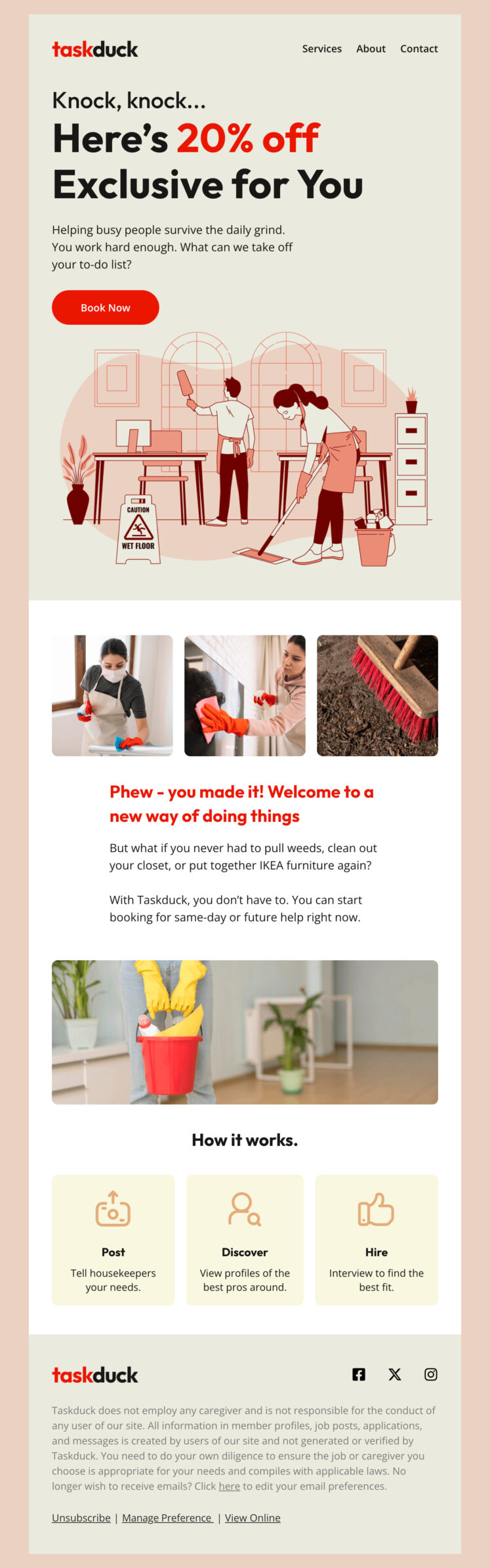 Free Home & Decor HTML Email Templates - Designmodo