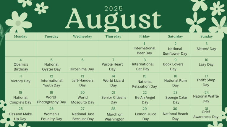 August Newsletter Ideas and Examples for 2025