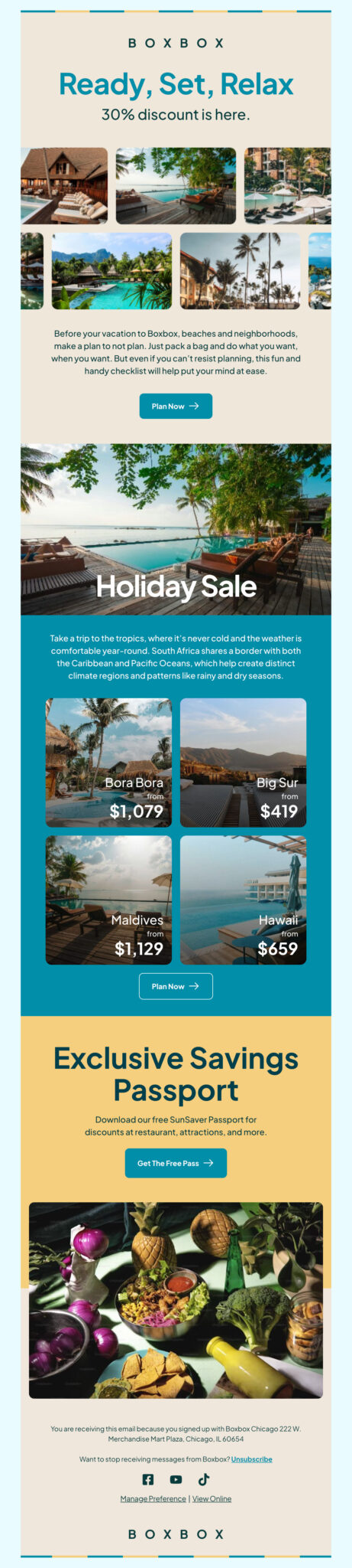 Free Travel HTML Email Templates - Designmodo