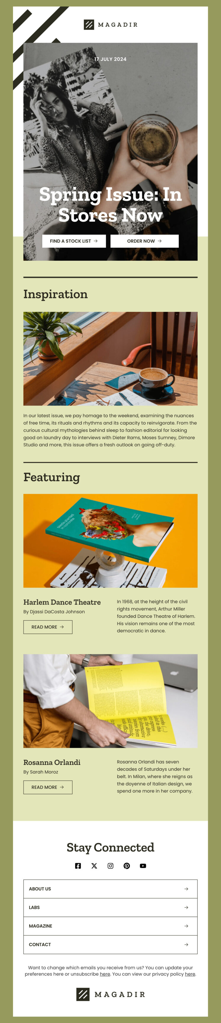 Free News, Blog & Magazines HTML Email Templates - Designmodo