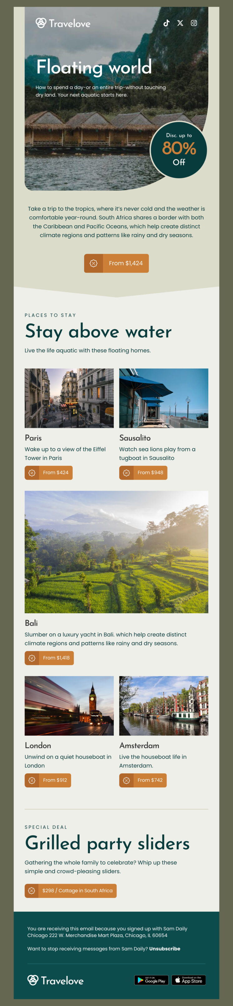 Free HTML Email Templates by Designmodo