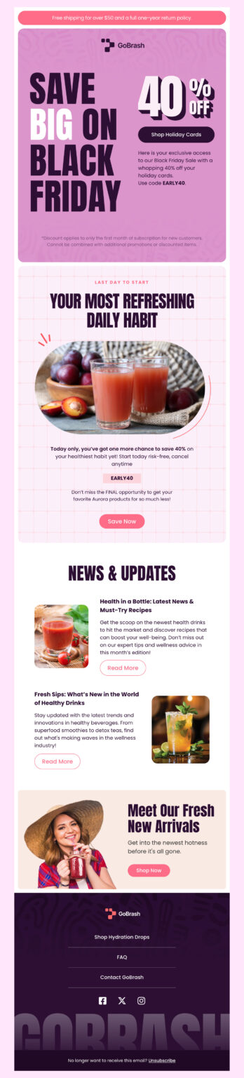 Free HTML Email Templates by Designmodo